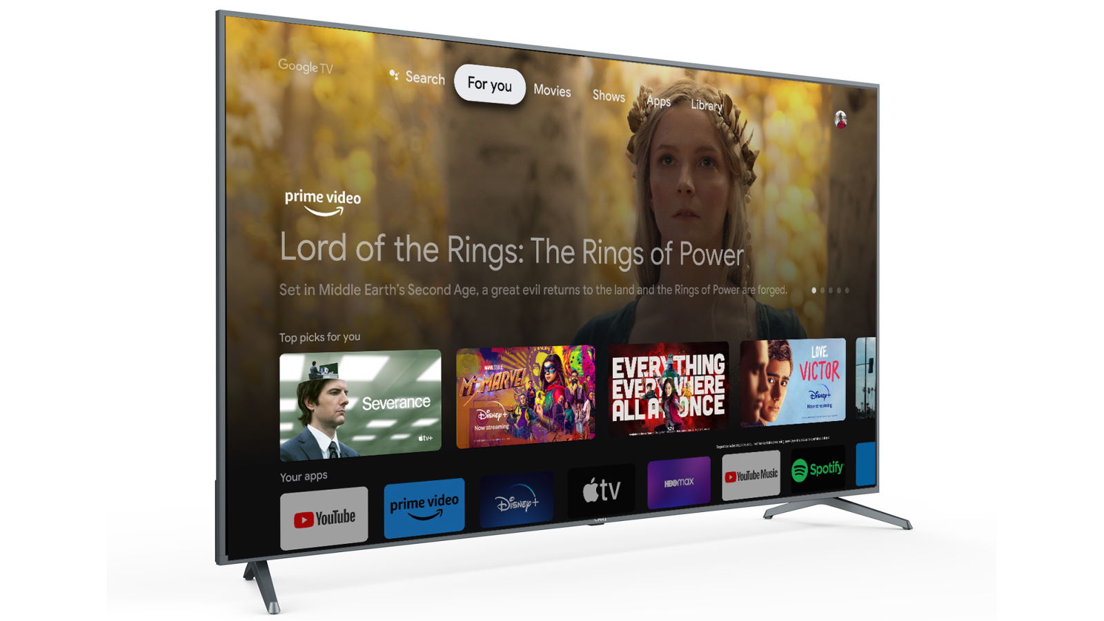 ChiQ 75-inch F8TG 4K UHD LED Google TV with Metal Frame | Joyce Mayne