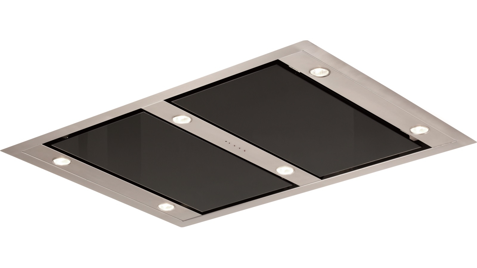 Schweigen 120cm Black Glass Ceiling Cassette Rangehood with Isodrive ...