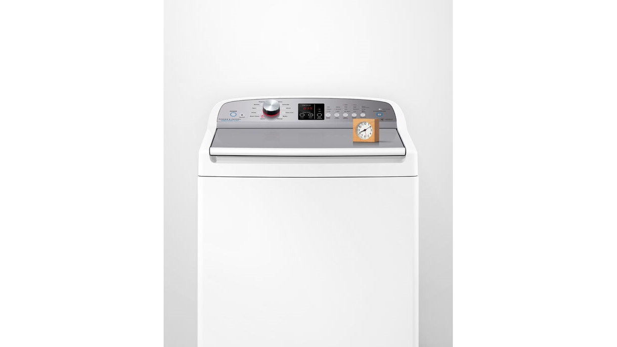 Fisher & Paykel 8.5kg Top Load Washing Machine - White | Joyce Mayne