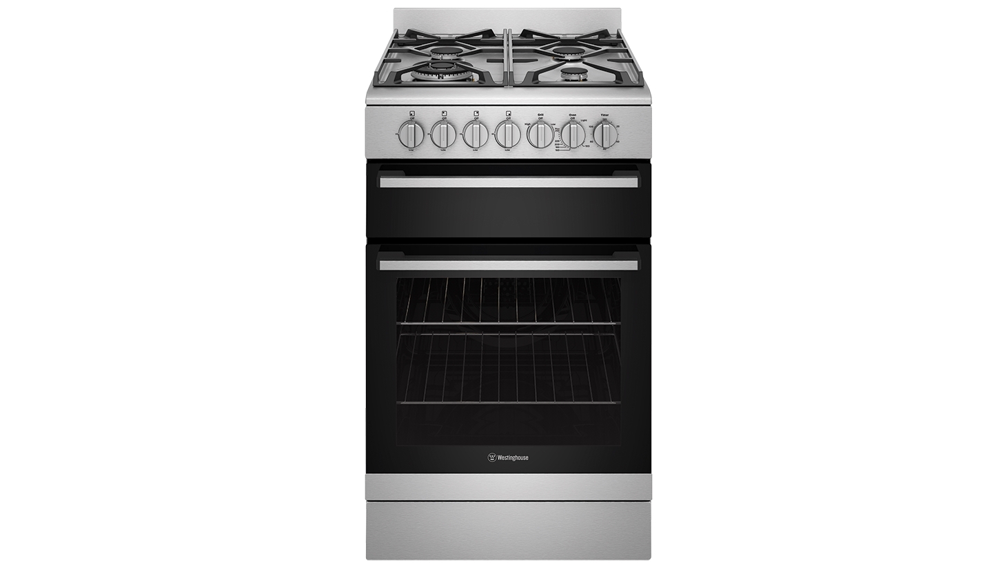 Westinghouse 540Mm Dual Fuel Freestanding Cooker With Separate Grill ...