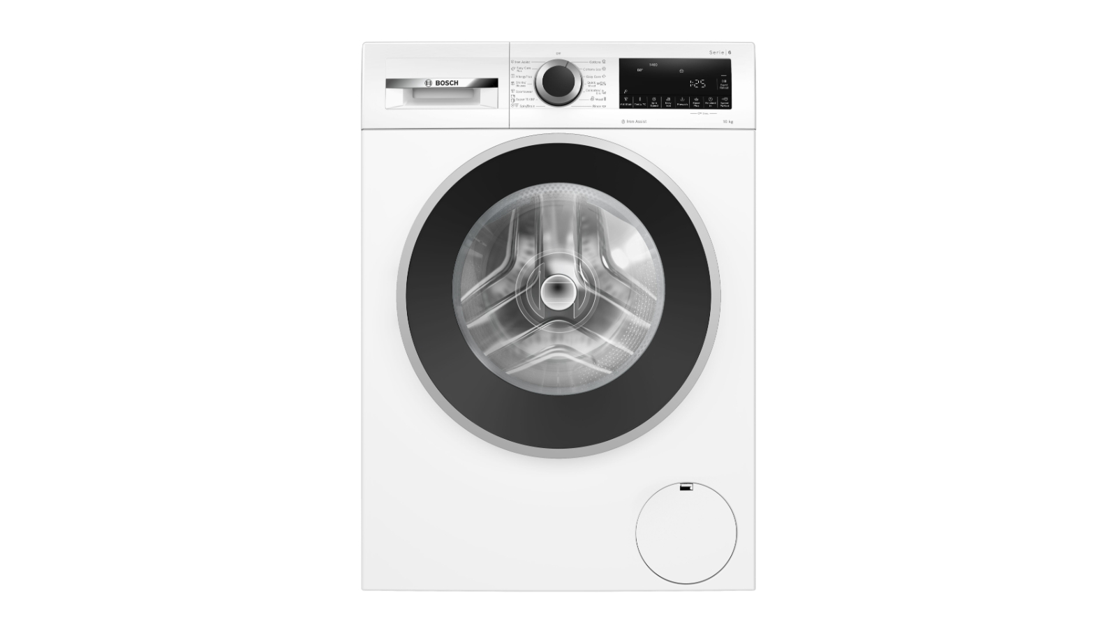 Bosch 10kg Series 6 Front Load Washer - White | Joyce Mayne