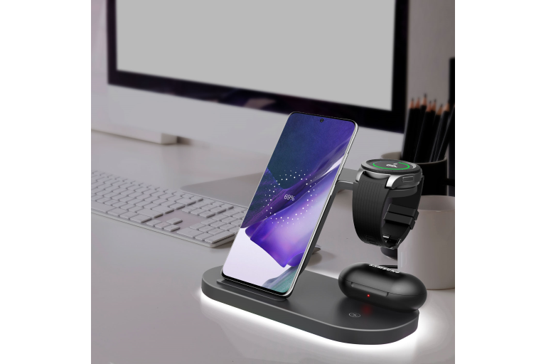 Laser ChargeCore 3-in-1 Gen 2 Wireless Charging Station | Joyce Mayne